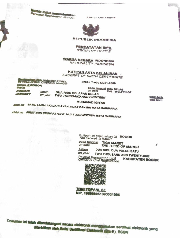 Akte Agiyan (1) - Salin | PDF