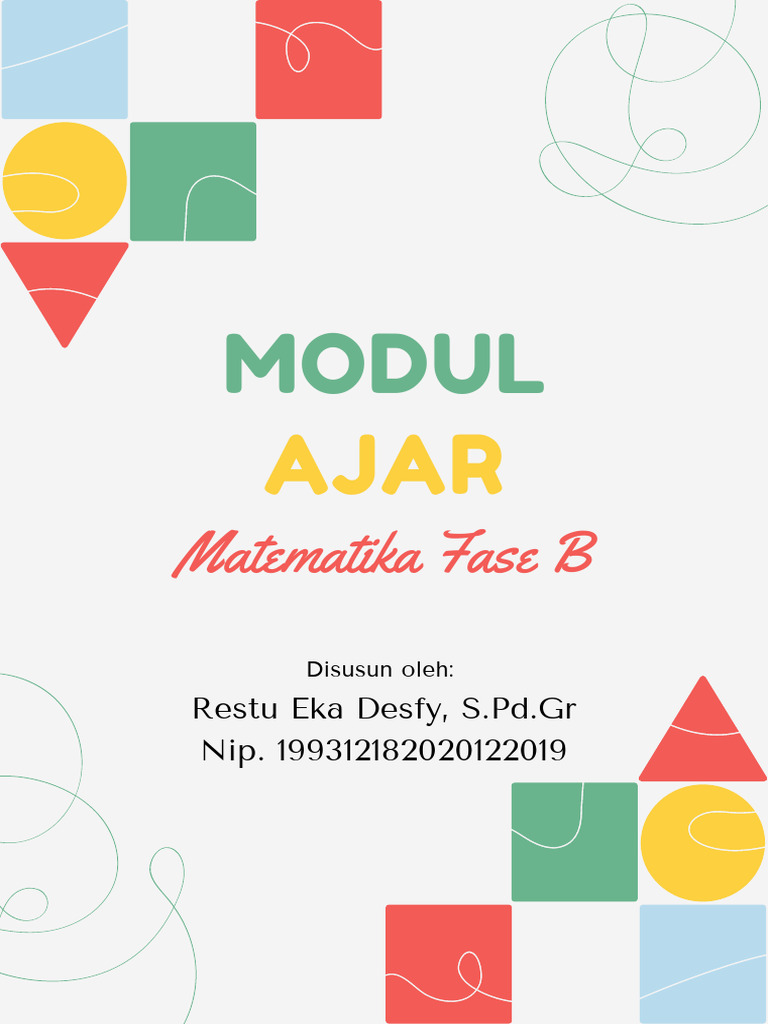 Revisi Modul Ajar Dan Bahan Ajar MTK Kelas 4 | PDF