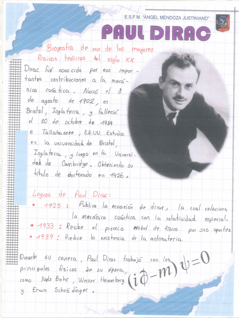 Paul Dirac | PDF