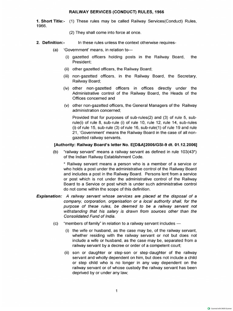 BKR Conduct Rules 2 | PDF