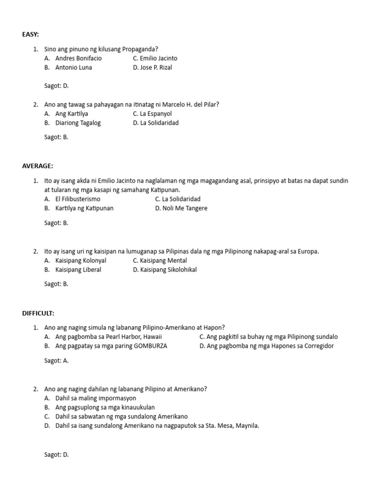 Ap6 Quiz Questionnaire | PDF