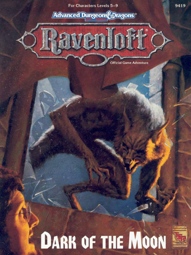 ADnD Ravenloft RM5 Dark of The Moon | PDF | Werewolves | Tsr, Inc.