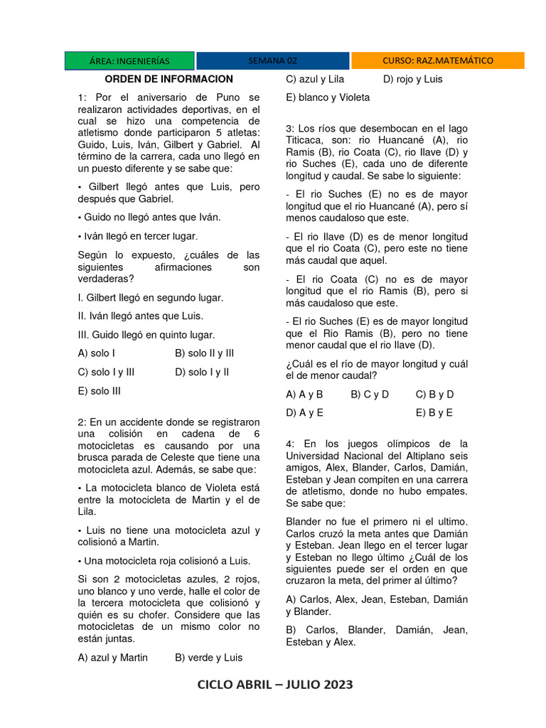 RM Sem 2 Sin C | PDF