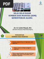 5 Nilai Budaya Kerja Kementerian Agama - .MHTML | PDF