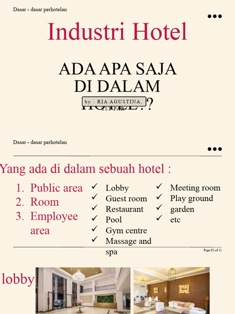 Ada Apa Di Dalam Hotel 1 | PDF