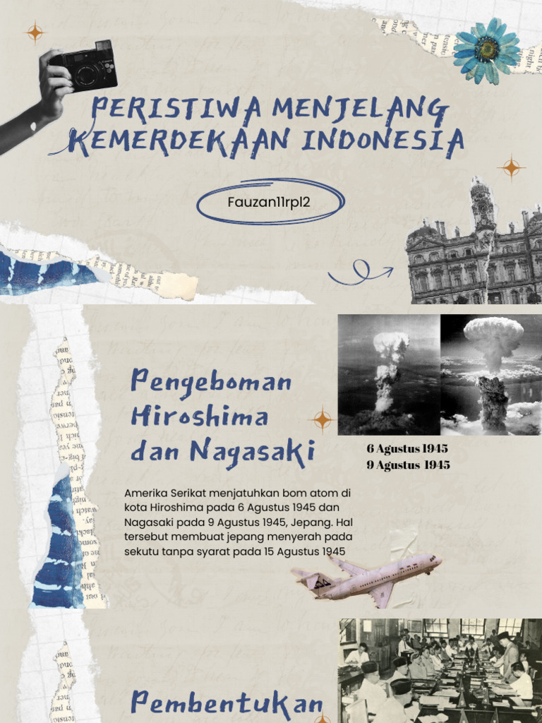 Kronologi Peristiwa Menjelang Proklamasi Kemerdekaan Indonesia | PDF