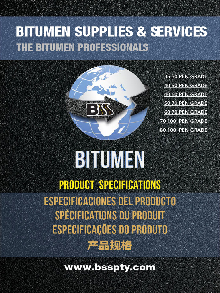 BSS All Products Spec Sheet U | PDF | Emulsion | Viscosity