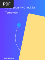 Security Guard Daily Checklist Template | PDF