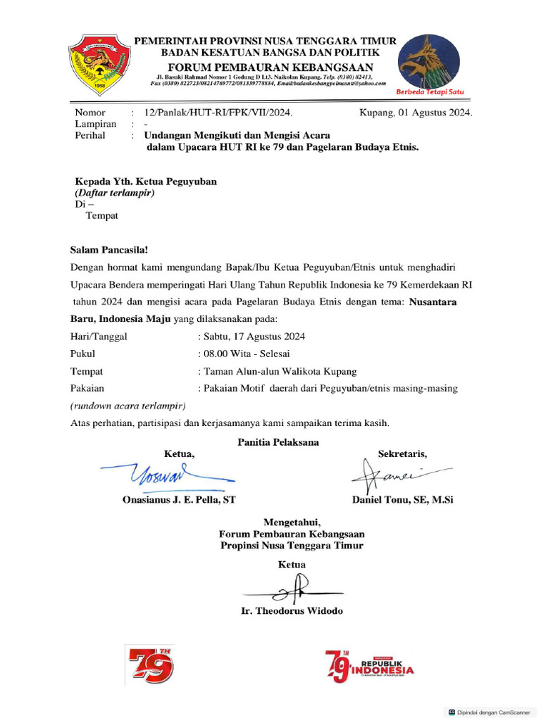 012FPK - Panlak NTT - Peguyuban-1 | PDF
