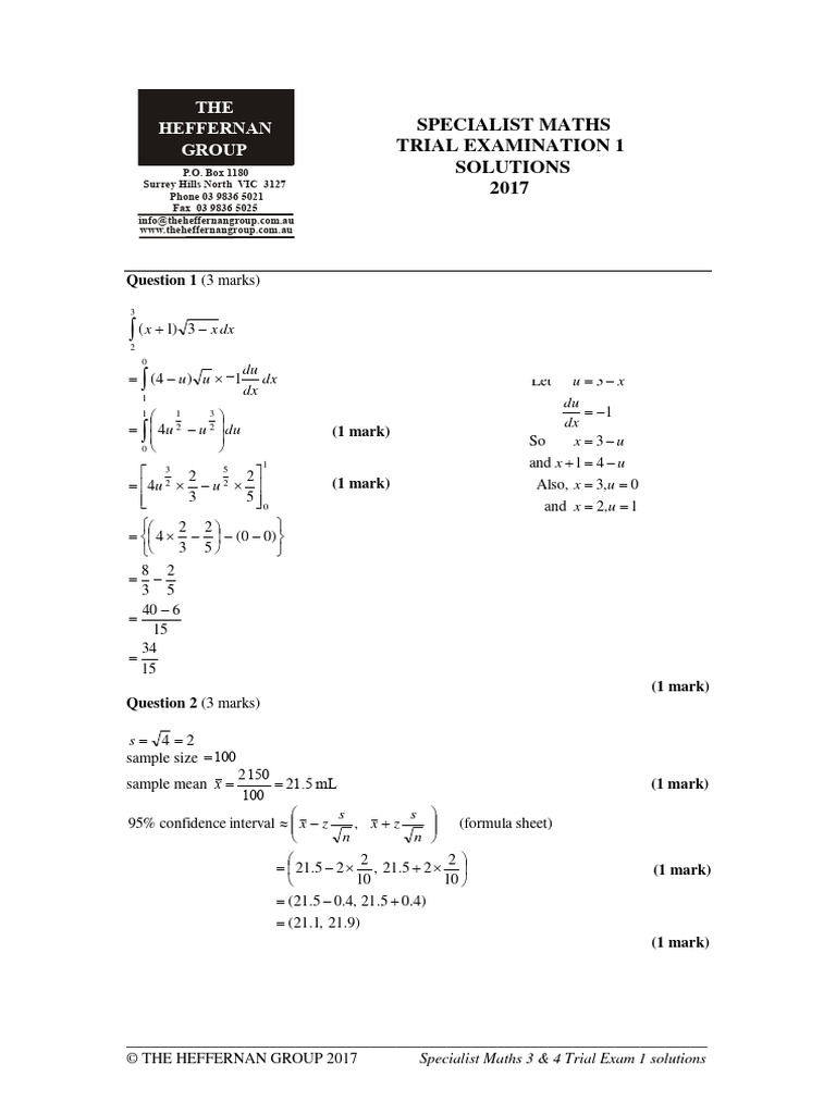 2022 SM Exam Booklet 2 - Solutions | PDF | Triangle | Mathematical Analysis