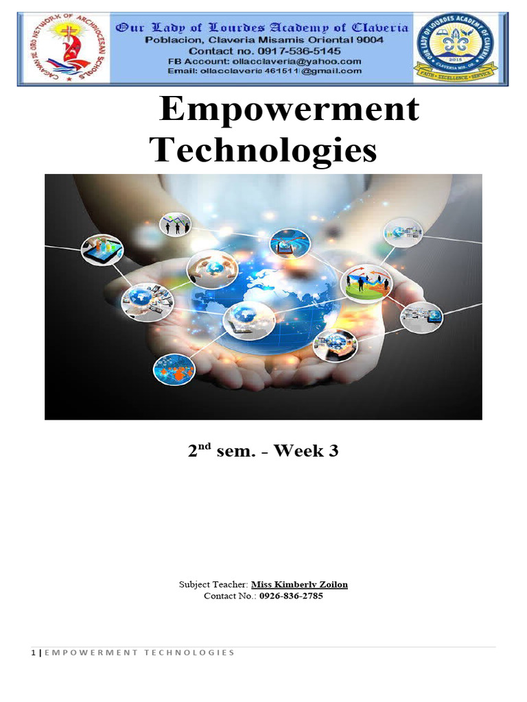 Empowerment Tech WK 3 | PDF | Cloud Computing | Web Design