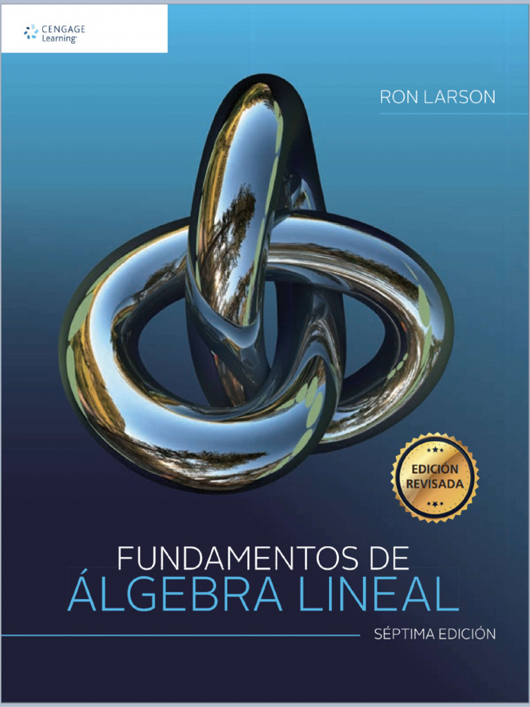 LARSON Fundamentos de Algebra Lineal by Ron Larson | PDF