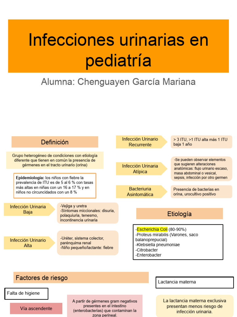 Infecciones Urinarias en Niños: Guía Completa | PDF | Infección del ...