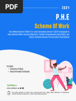 Phe Jss2 Scheme of Work - Syllabus - NG | PDF | Lesson Plan | Teachers
