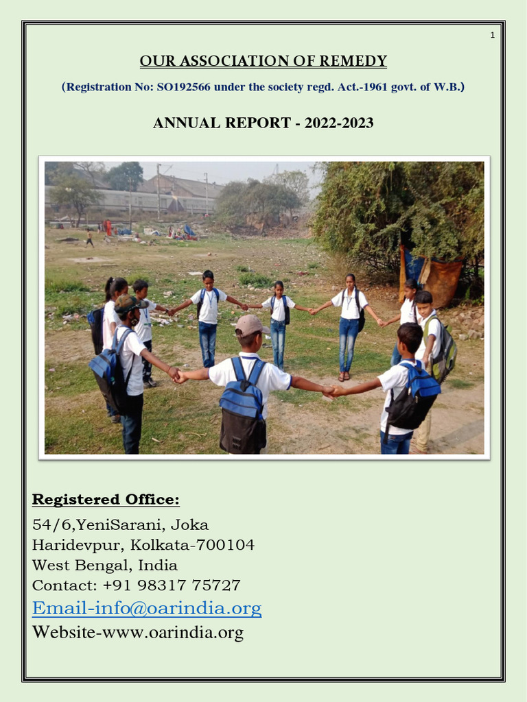 Annual Report for OAR Members | PDF