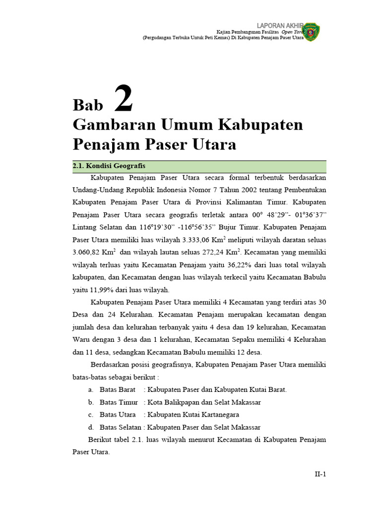 Bab 2 - Gambaran Umum PPU | PDF