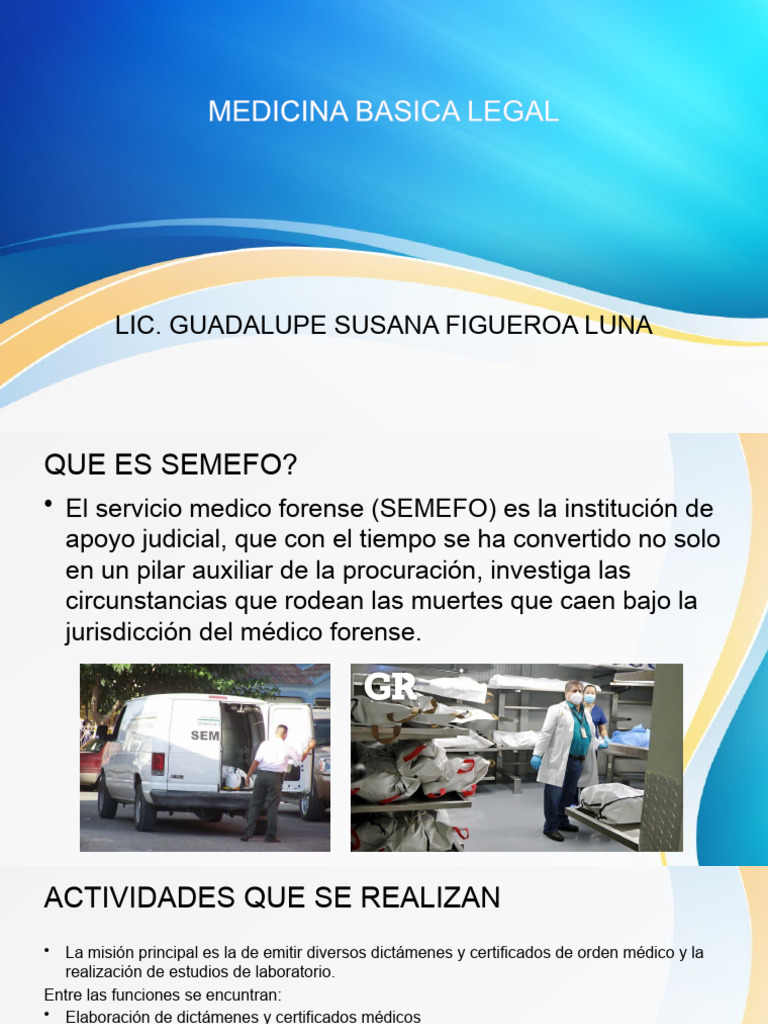 Medicina Basica Legal | PDF | Jurisprudencia médica | Medicina