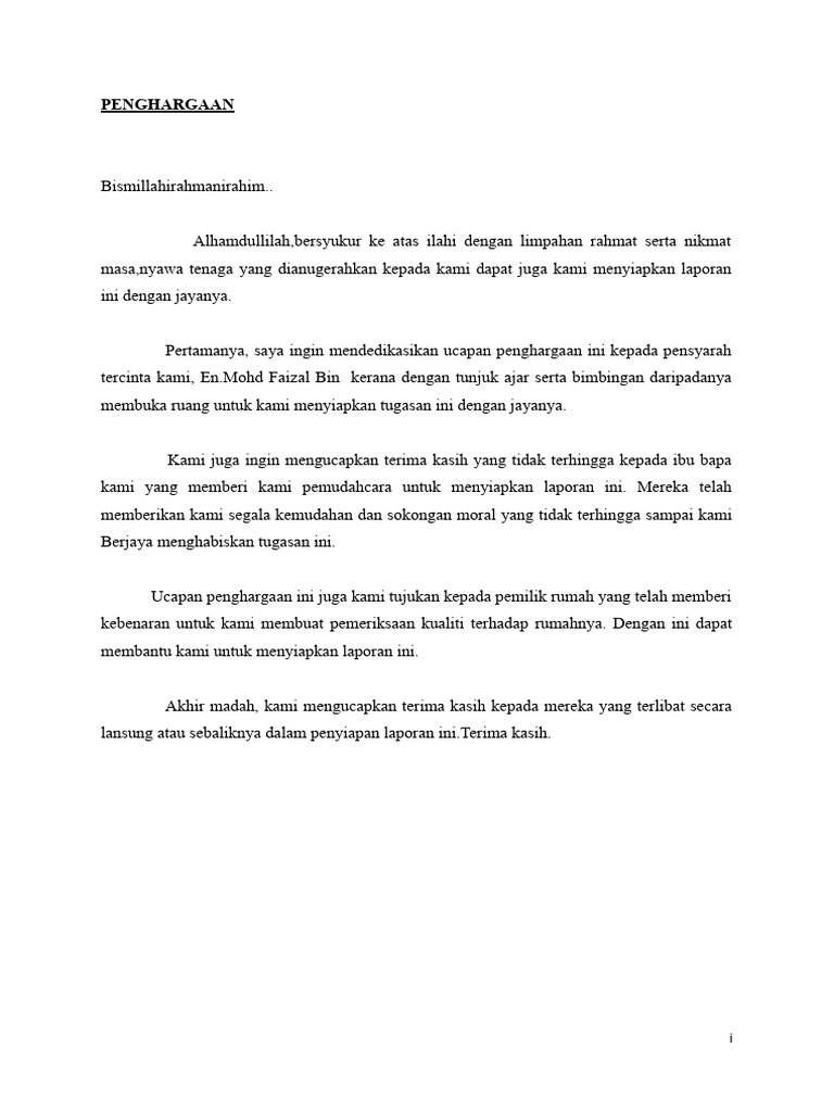 Laporan Defect Pemeriksaan Rumah | PDF