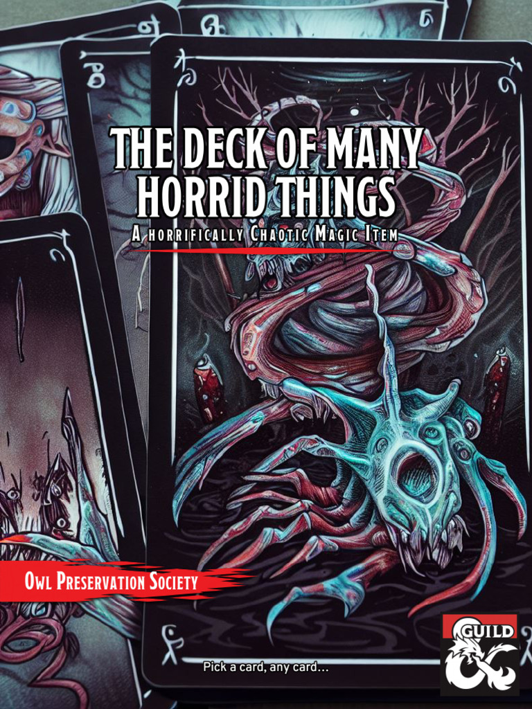 720588-Deck of Horrid Things v1.0 | PDF | Werewolves
