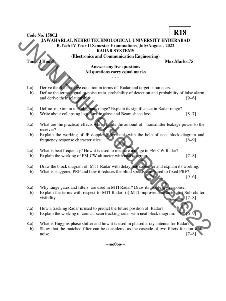 Julyaugust 2022 Pdf Radar Telecommunications