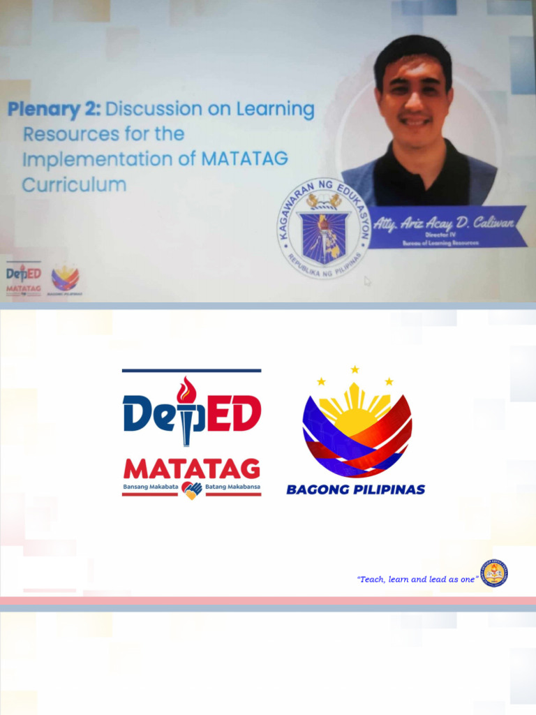 Policy Guidelines On The MATATAG Curriculum Implementation - 2 | PDF ...