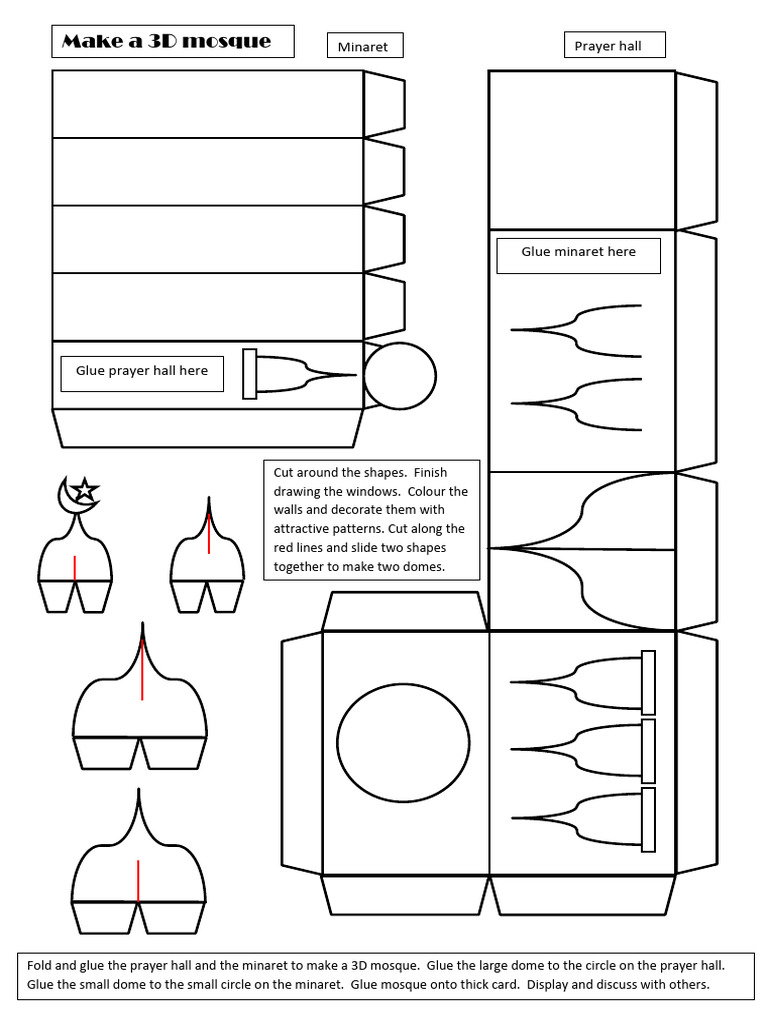20.01.21 RE Task. 3D Mosque Template | PDF