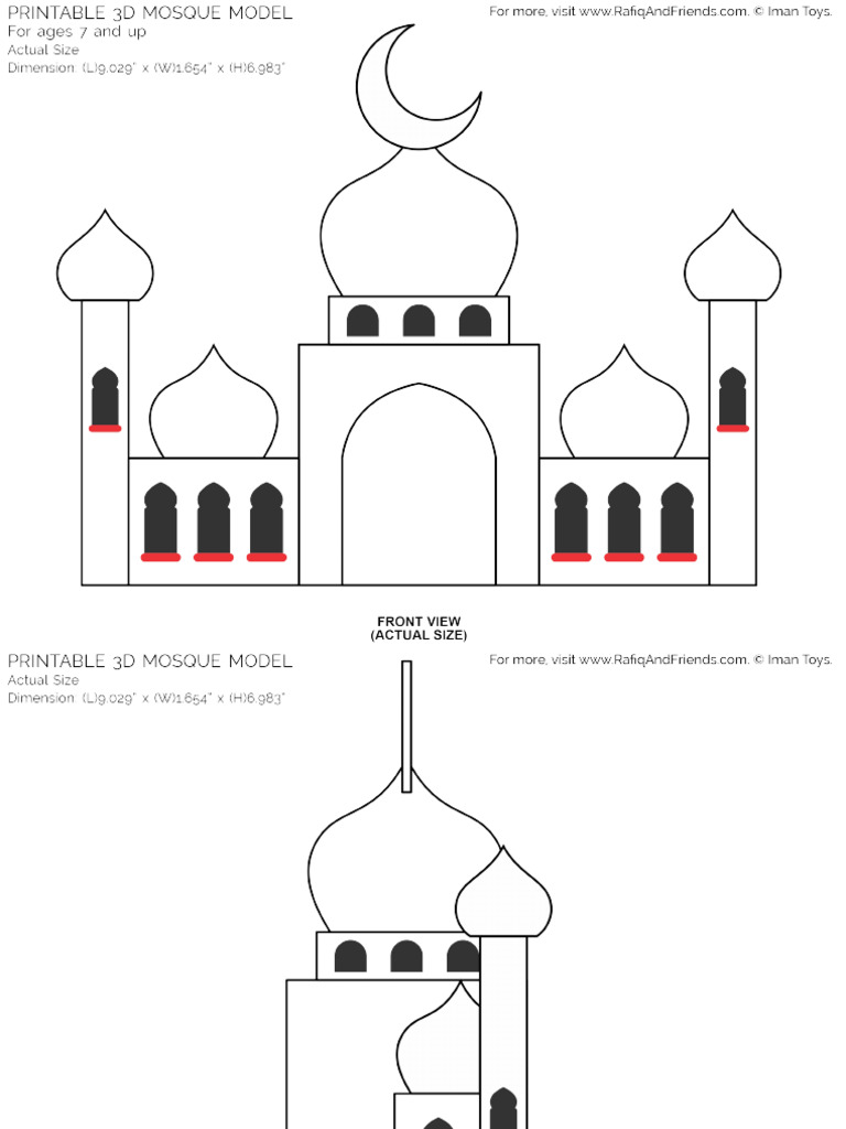 3D Mosque Model - Final | PDF