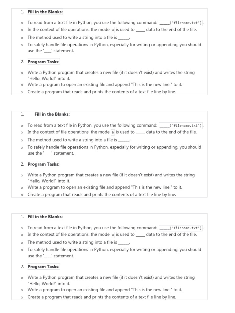 Python File Operations Guide | PDF