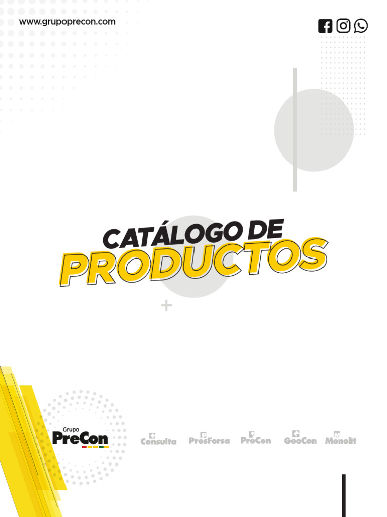 Catálogo de Monoport y Molduras Duroport | PDF | Columna | Aislamiento ...