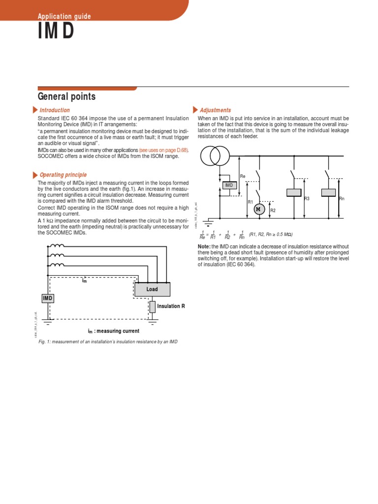 Application guide for insulation monitoring devices (IMDs | PDF ...