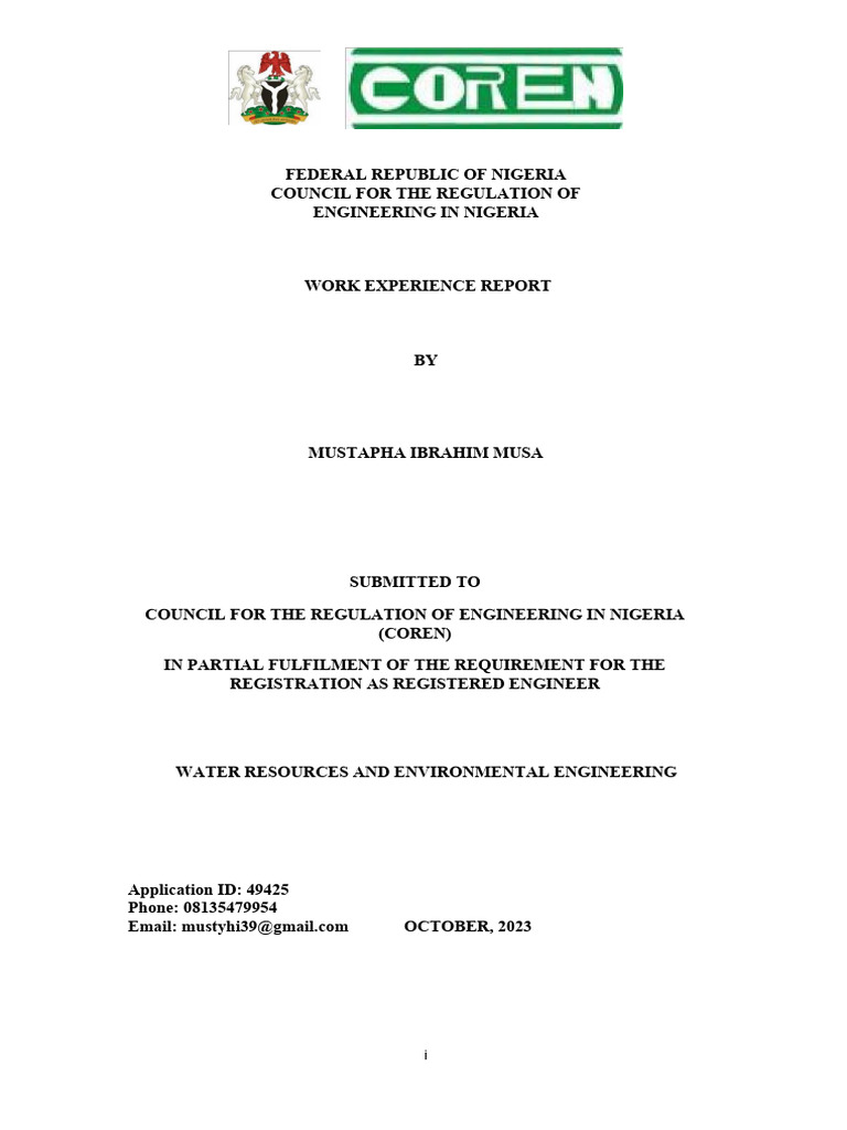 Technical Report For Coren Licensed - 071128 | PDF | Pipe (Fluid ...