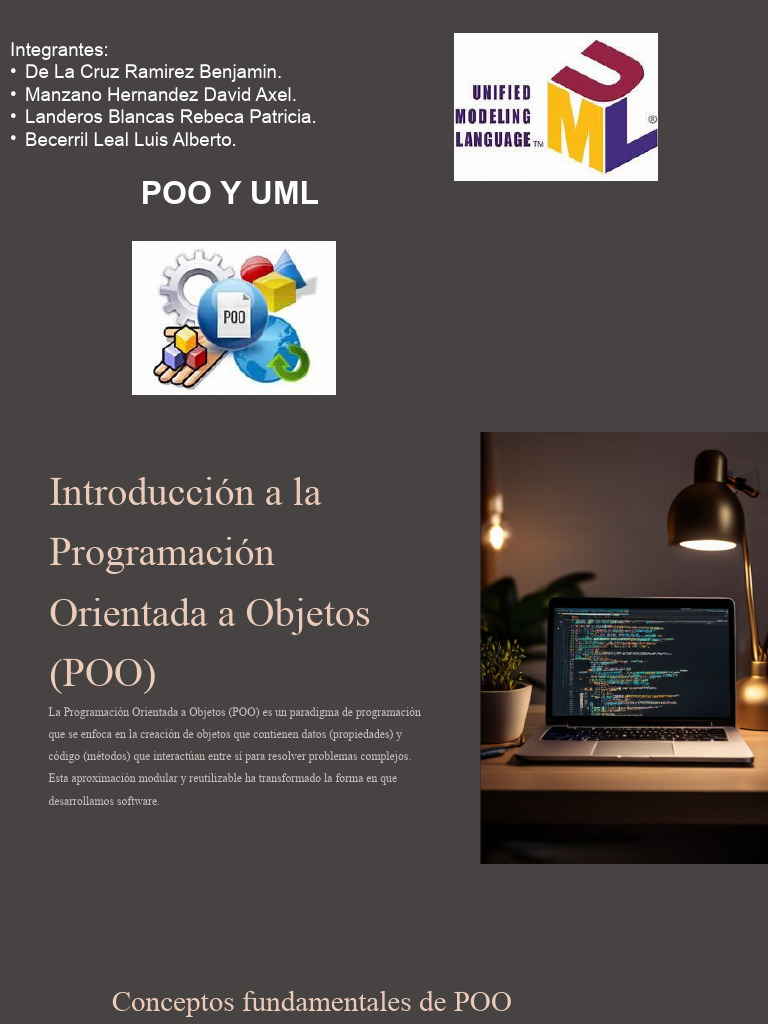 POO y UML: Fundamentos y Aplicaciones | PDF | Lenguaje de modelado unificado | Programación ...