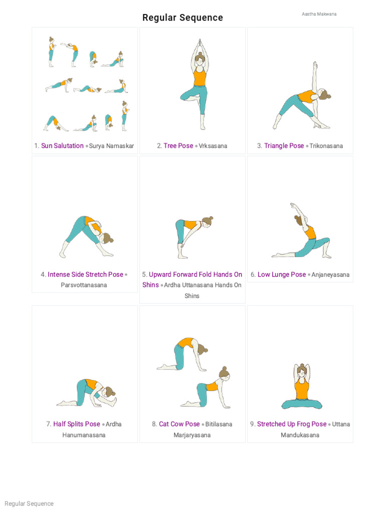 Regular Fun Yoga Sequence | PDF
