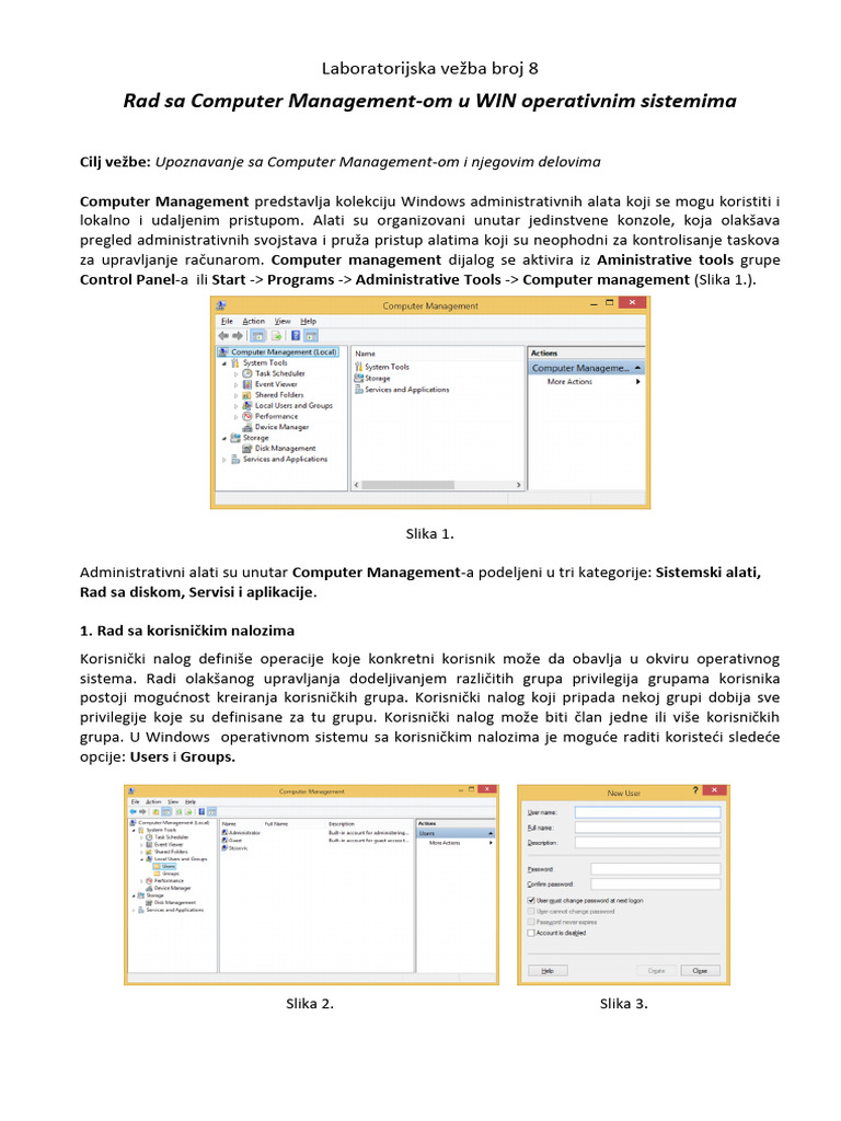 Rad Sa Computer Management-Om | PDF