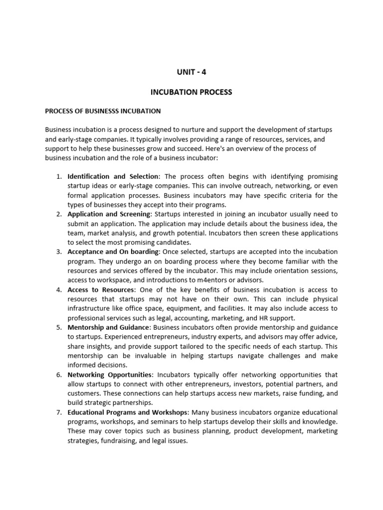 UNIT 4 | PDF | Startup Company | Small Business & Entrepreneurs