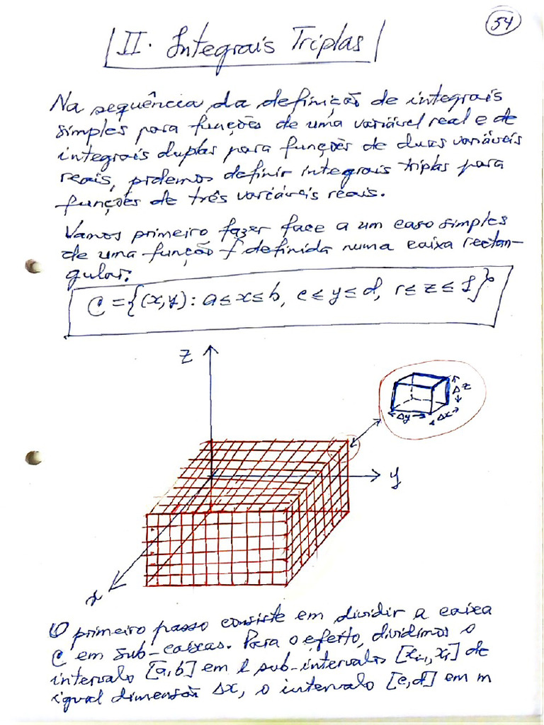 Aula 11-Integrais Triplas | PDF