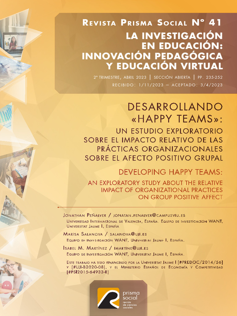 Happy Teams | PDF | Afecto (psicología) | Las emociones