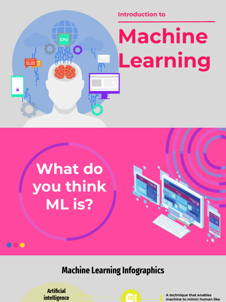 Machine Learning Introduction To Pdf Machine Learning Artificial Intelligence