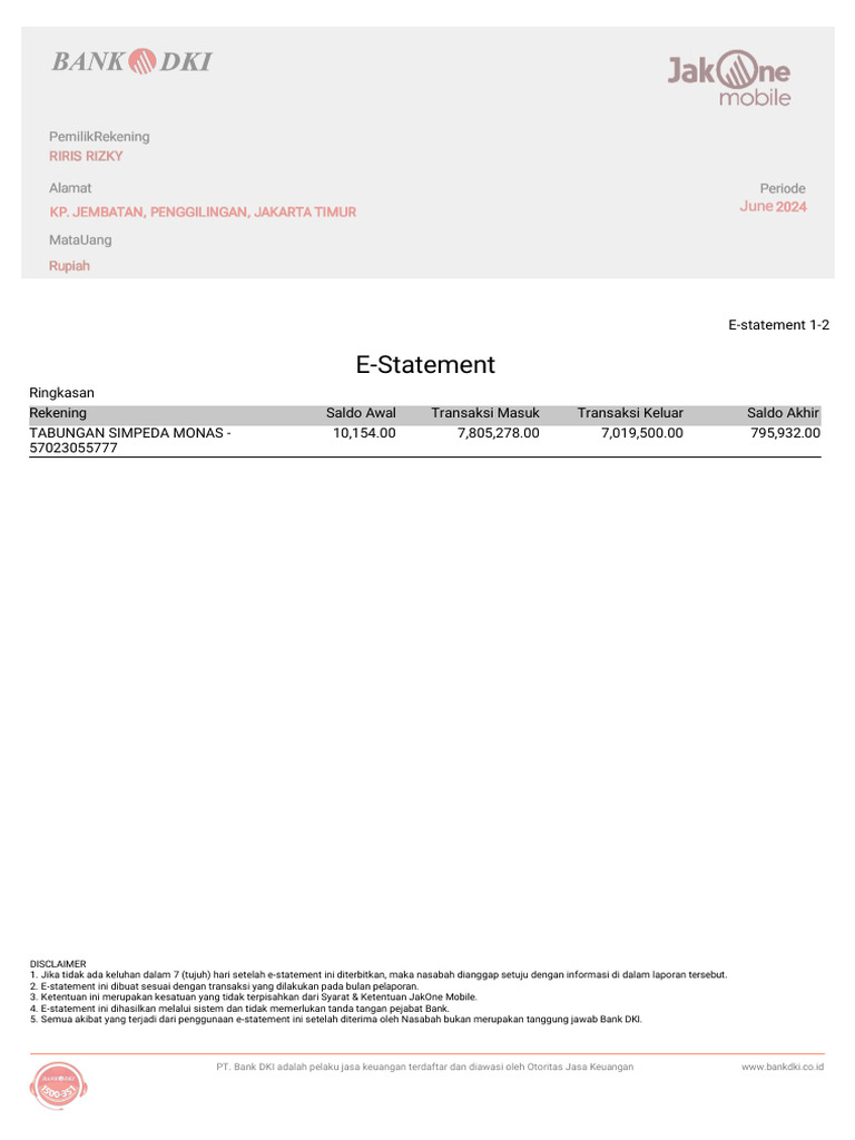 Estatement Jun 2024 Jakom 1722502552133208 | PDF