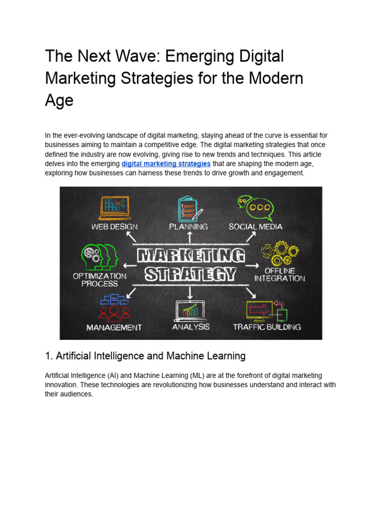 Emerging Digital Marketing Strategies | PDF | Digital Marketing ...