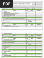 Canteen Inspection Checklist | PDF | Refrigerator | Foods