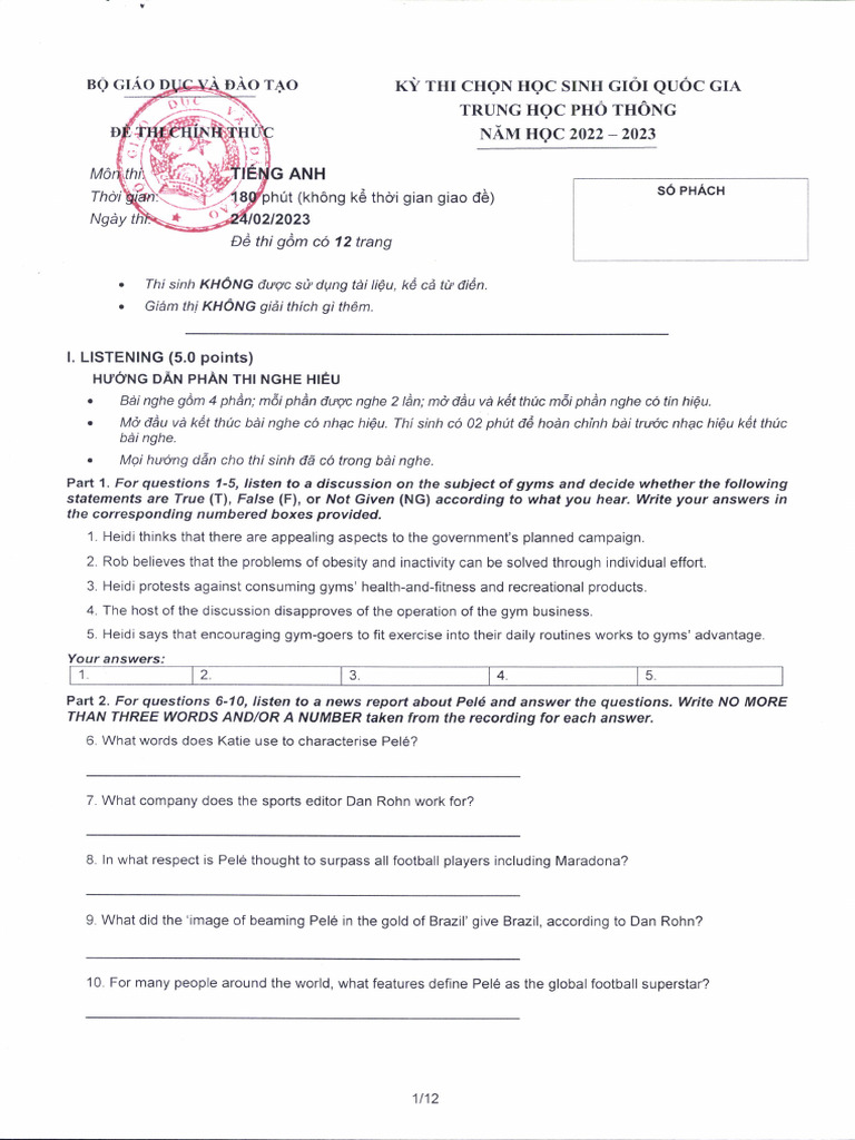 HSG QG Anh 23-24 | PDF