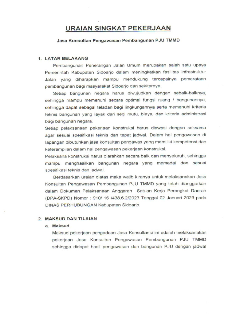 Uraian Singkat | PDF