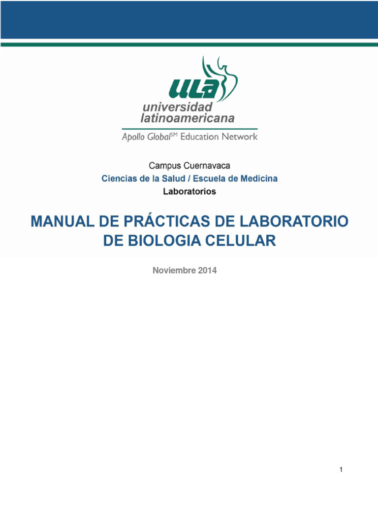 Manual de Biologia Celular Profe Edgar Julio 2022 | PDF | Lente de la ...