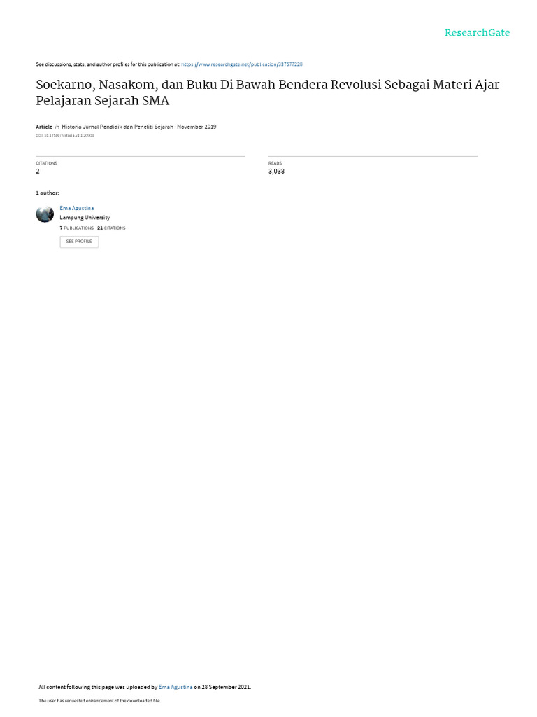 Soekarno, Nasakom, Dan Buku Di Bawah Bendera Revolusi Sebagai Materi ...