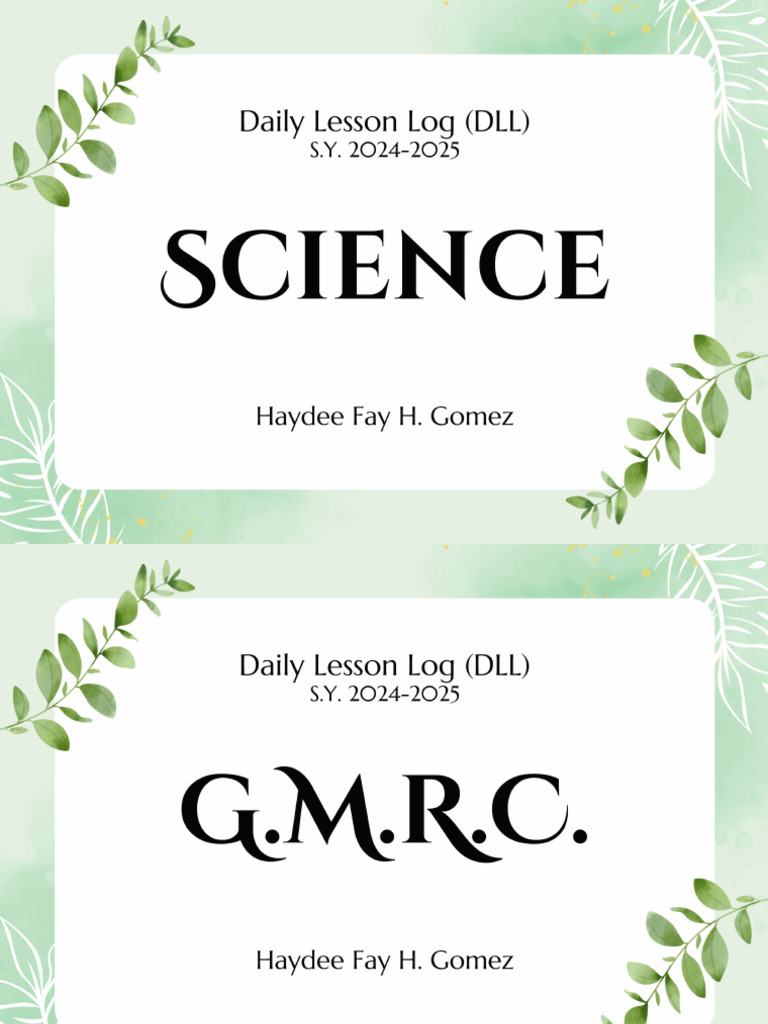 DLL Cover 2024-2025 | PDF