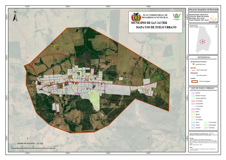 Mapa de Uso de Suelo en San Javier | PDF