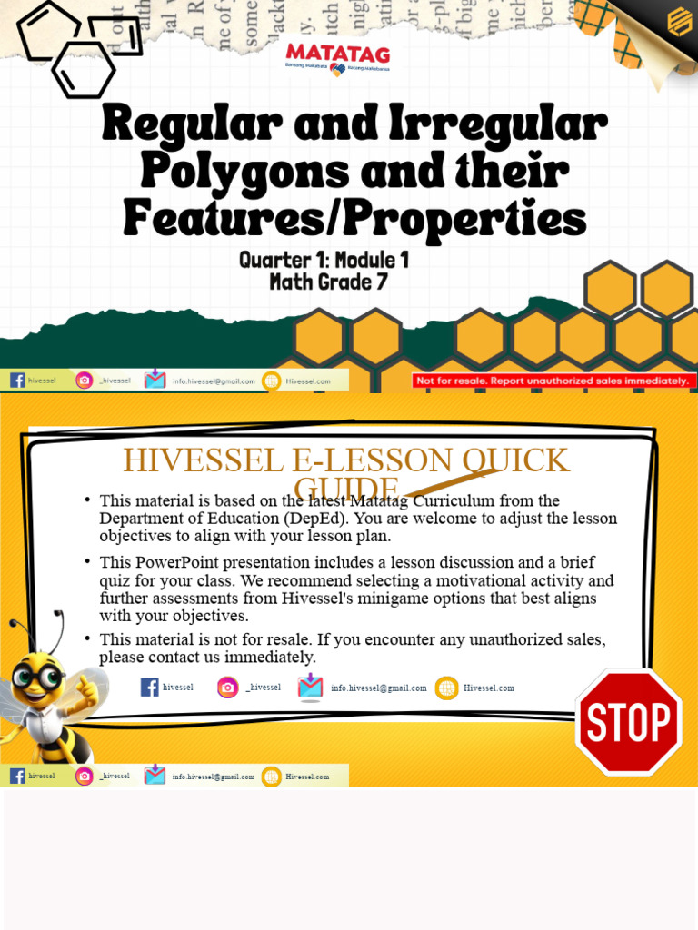 Math 7 Lesson 1 0b4pqr | PDF | Shape | Polygon
