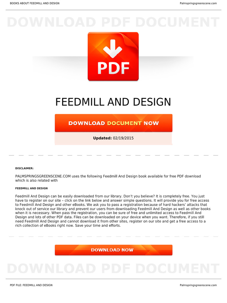 Feedmill and Design Details | PDF | Html | Xhtml