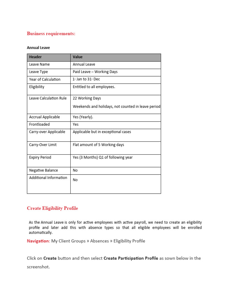 Sample Absences Document | PDF | Annual Leave | Computing